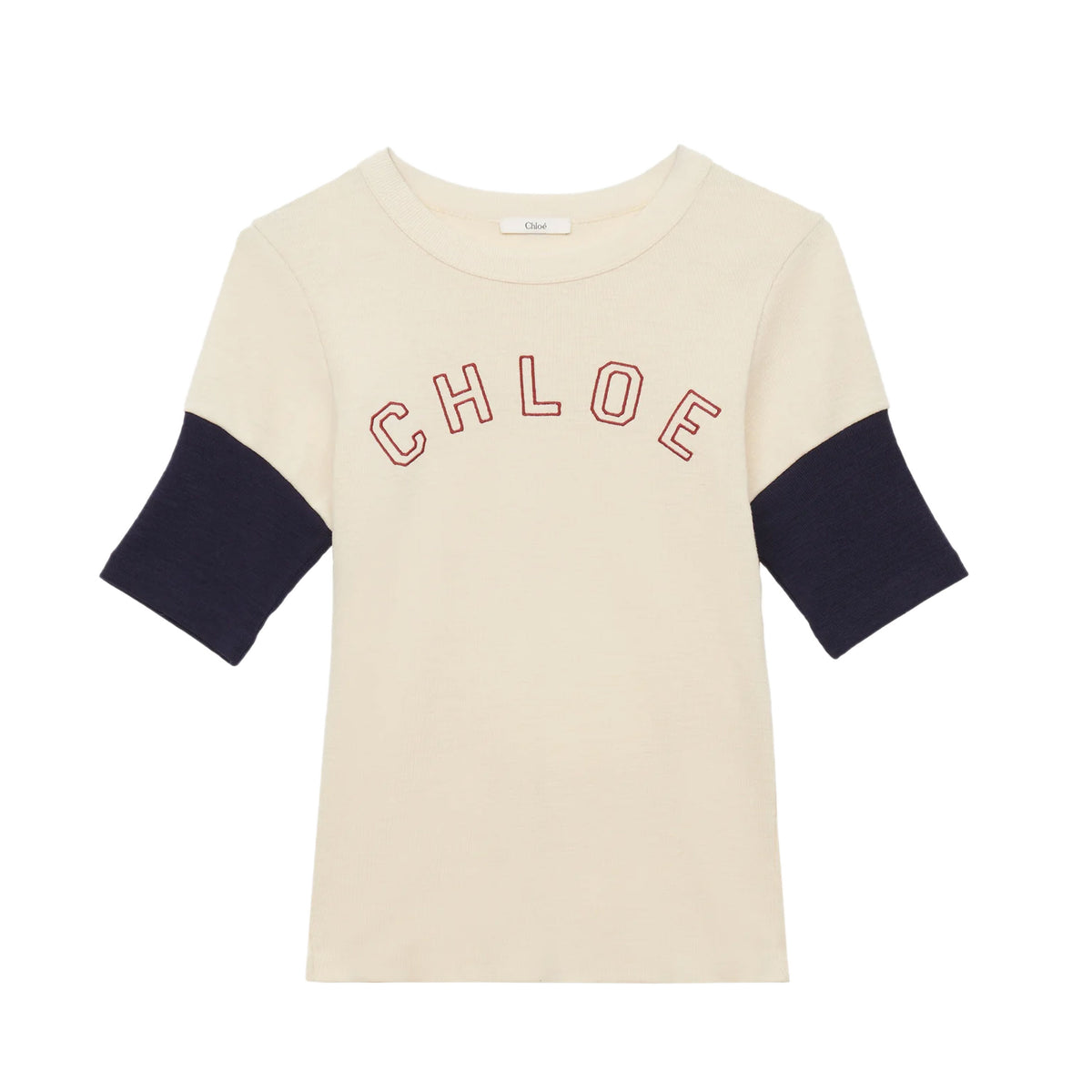 Chloé Block Sleeve Shirt, Iconic Milk – CULTSTATUS
