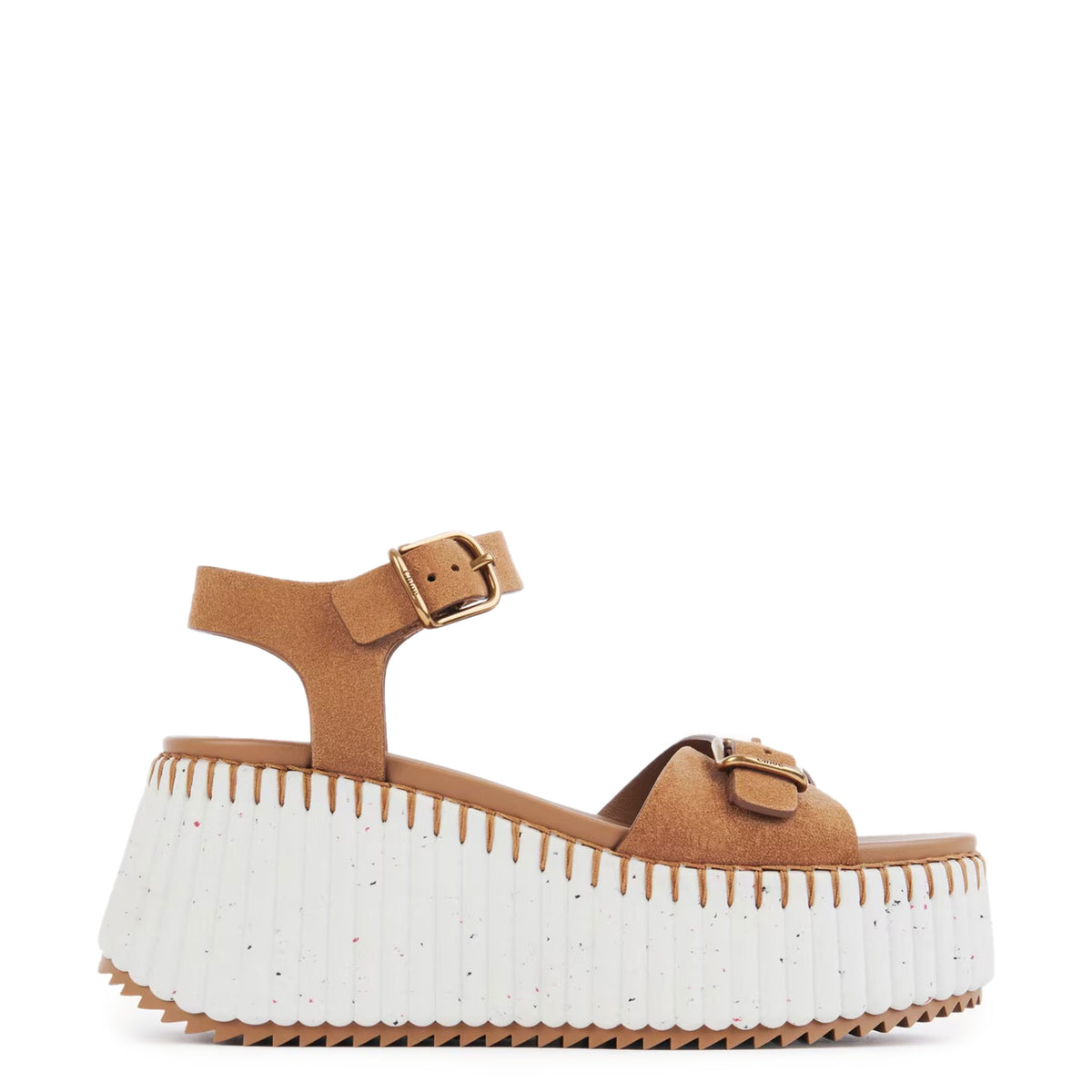 Chloe Nama Wedge Sandal, Dune – CULTSTATUS