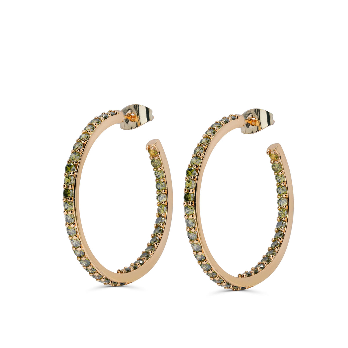 Crystal Haze Serena Hoop, Olive – CULTSTATUS