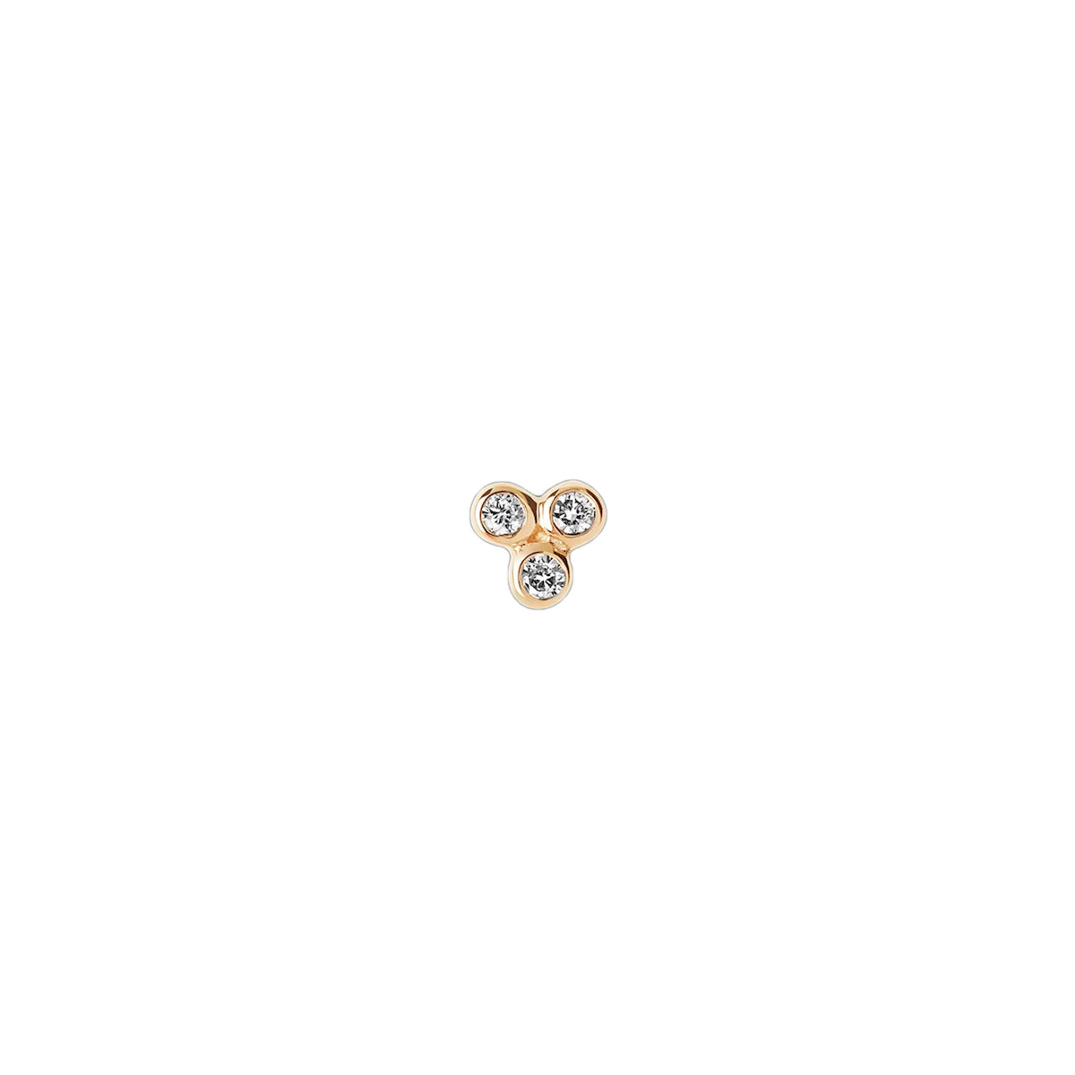 MBF Diamond Triad 12 Labret, 14k Gold – CULTSTATUS