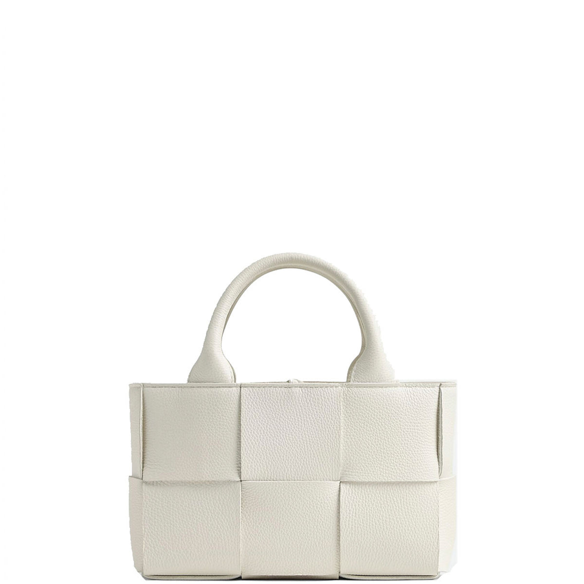 Bottega Veneta Arco Tote Candy Grained, White/Gold – CULTSTATUS