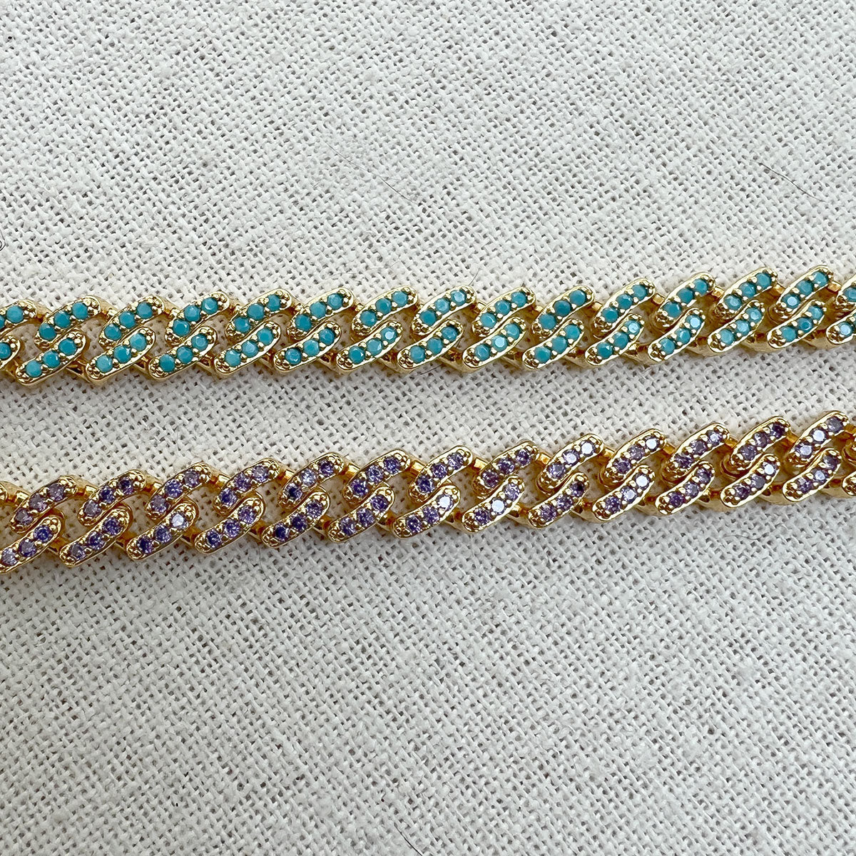 Crystal Haze Mexican Chain Necklace, Lavender – CULTSTATUS