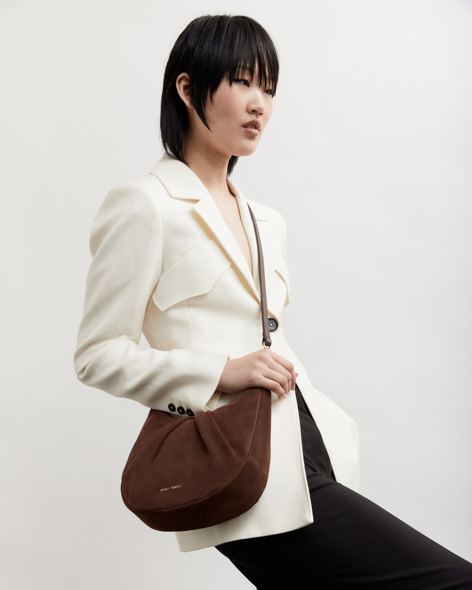 Deadly Ponies Mr Sling Mini Suede, Burnt Toast – CULTSTATUS