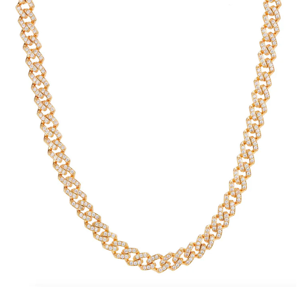 Crystal Haze Mexican Chain Necklace, Clear – CULTSTATUS