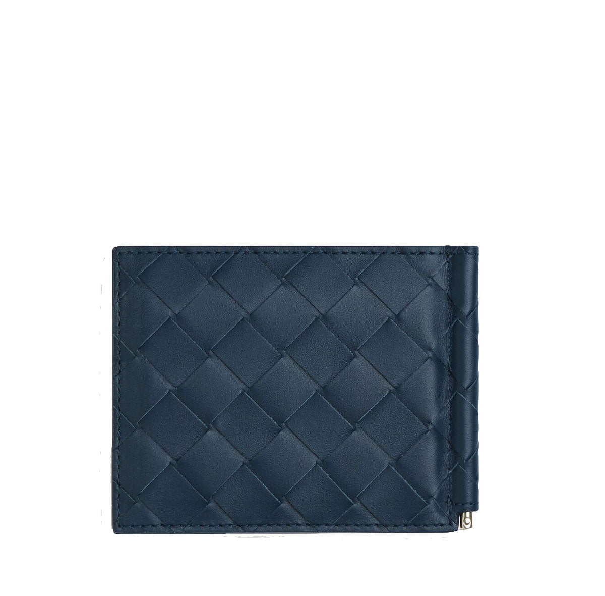 Bottega Veneta Bill Clip Wallet, Deep Blue (S) – CULTSTATUS