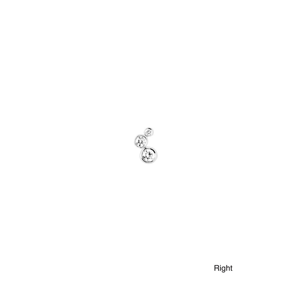 Coco Labret Stud, 14k White Gold – CULTSTATUS