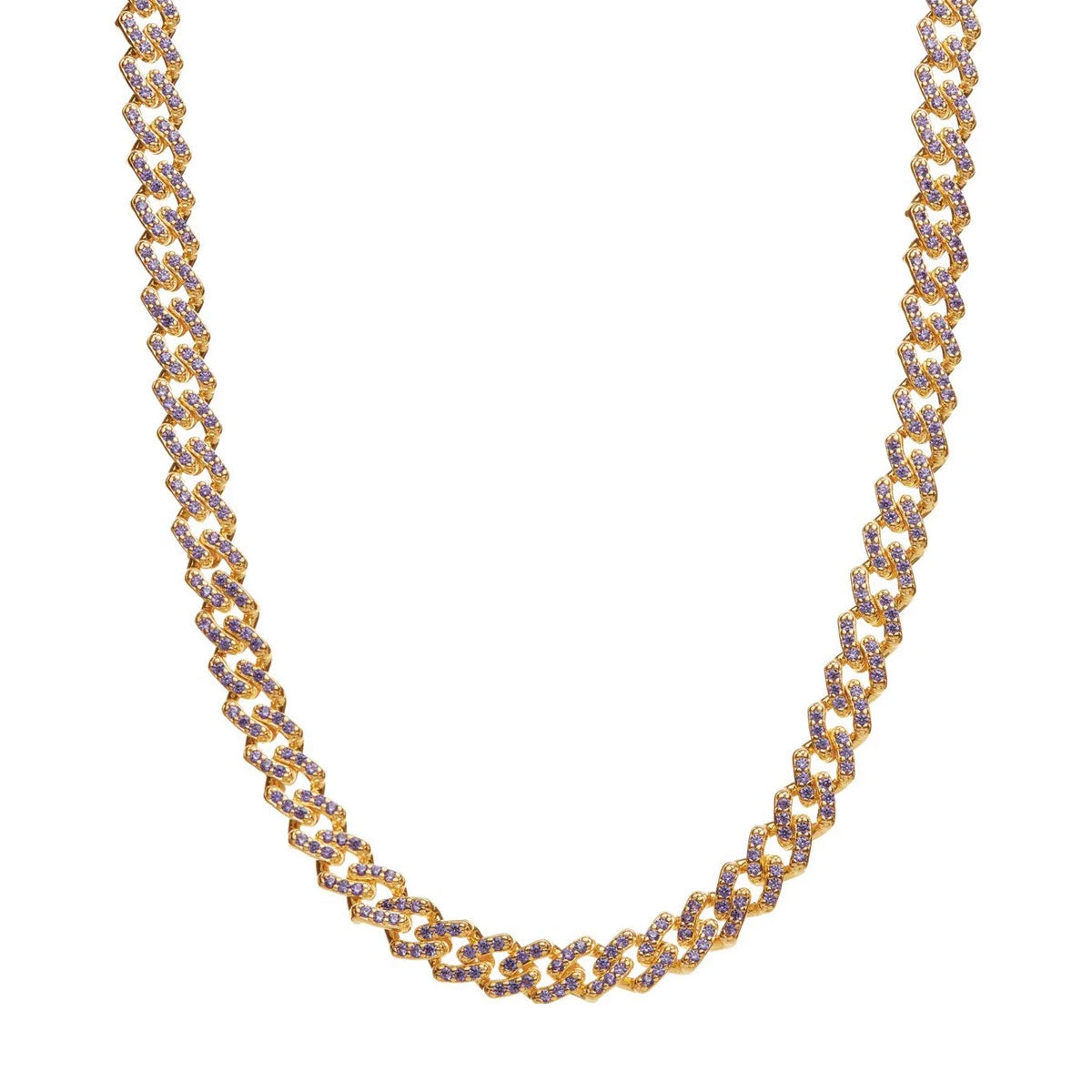 Crystal Haze Mexican Chain Necklace, Lavender – CULTSTATUS
