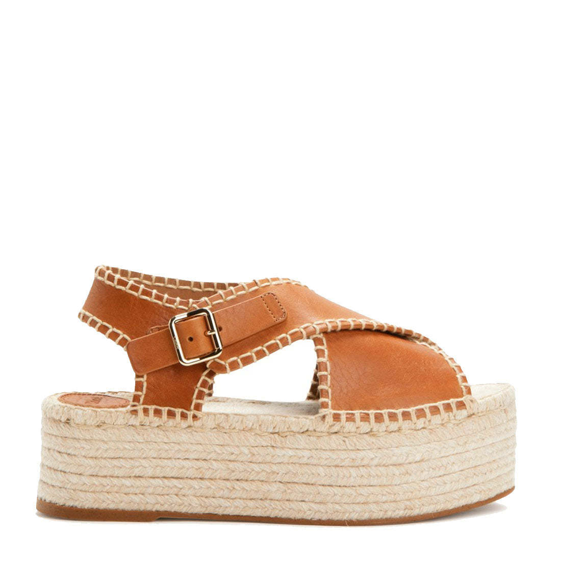 Chloe Lucinda Flatform Espadrille, Luminous Ochre – CULTSTATUS