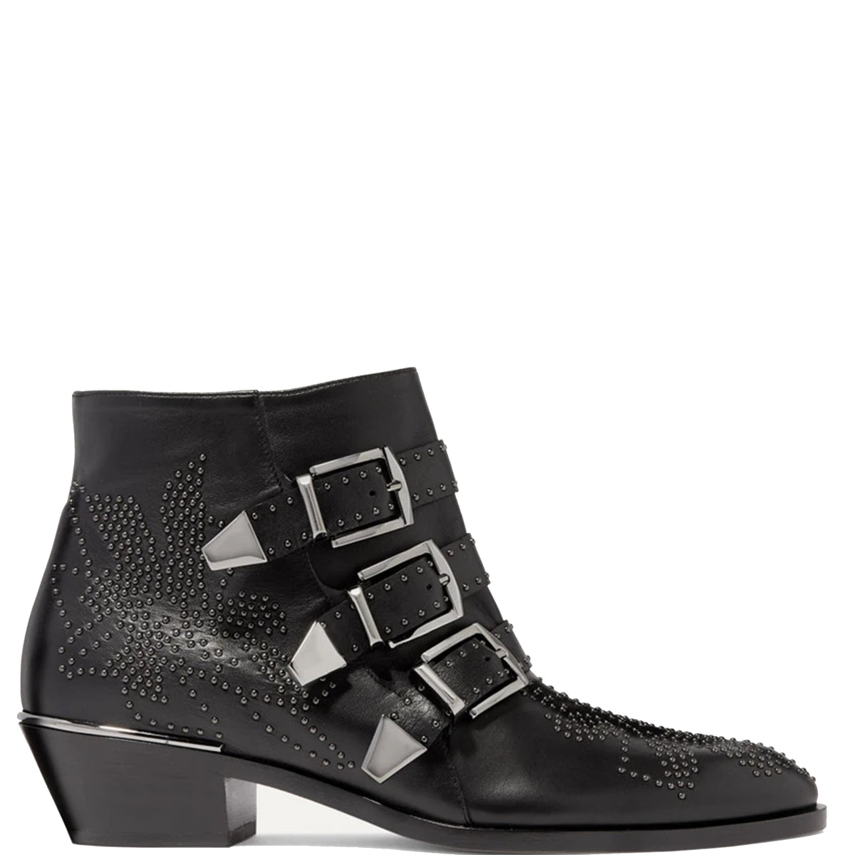 Chloe Susanna Low Boot, Black/Gunmetal – CULTSTATUS